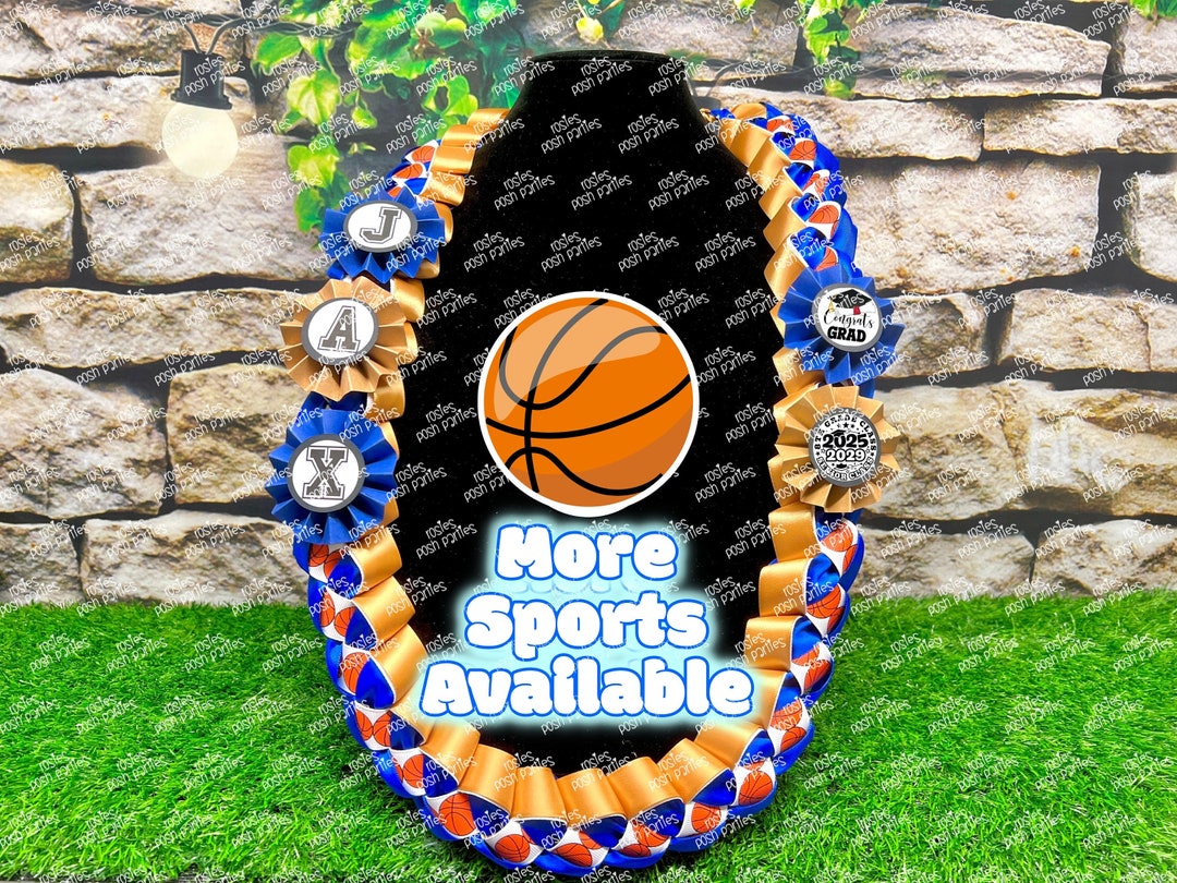 Basketball Sports Graduation Lei | Promotion Gift Lei | Sports Senior ...