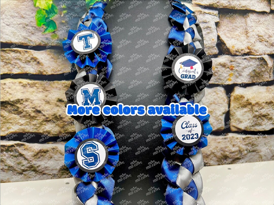 Graduation Lei | Promotion Gift Lei | Senior Night Gift Lei | Braided ...
