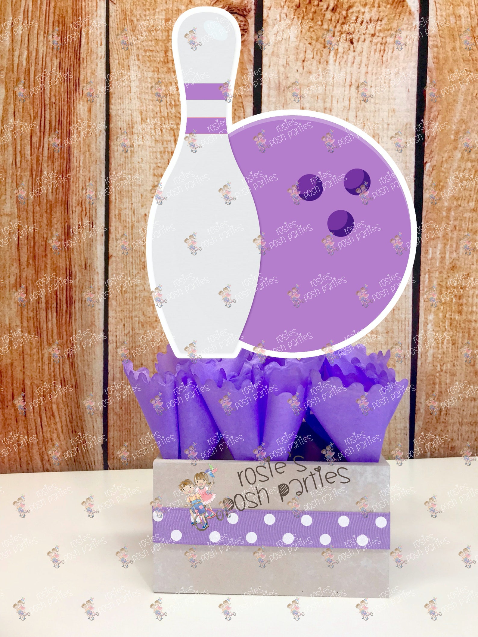 Bowling Theme Birthday Party Decoration Centerpiece Bowling - Etsy