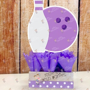 Bowling Theme Birthday Party Decoration Centerpiece Bowling - Etsy