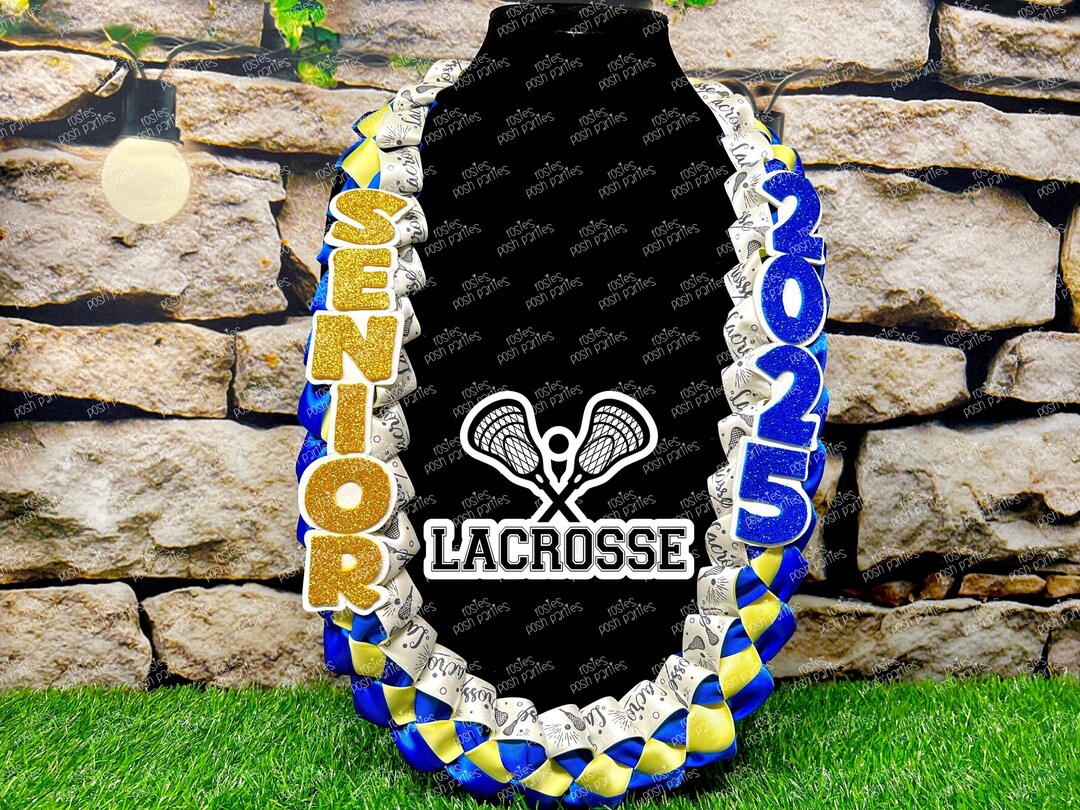 Lacrosse Sports Graduation Lei | Promotion Gift Lei | Sports Senior ...