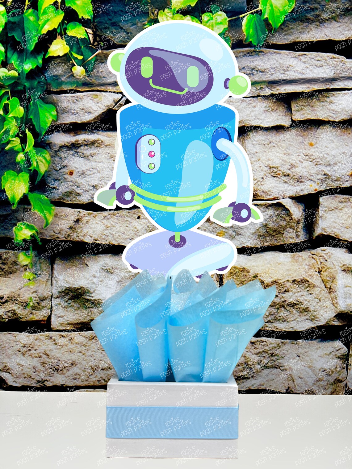 Girl Robot Theme Birthday | Its a Robot Girl Baby Shower Party ...