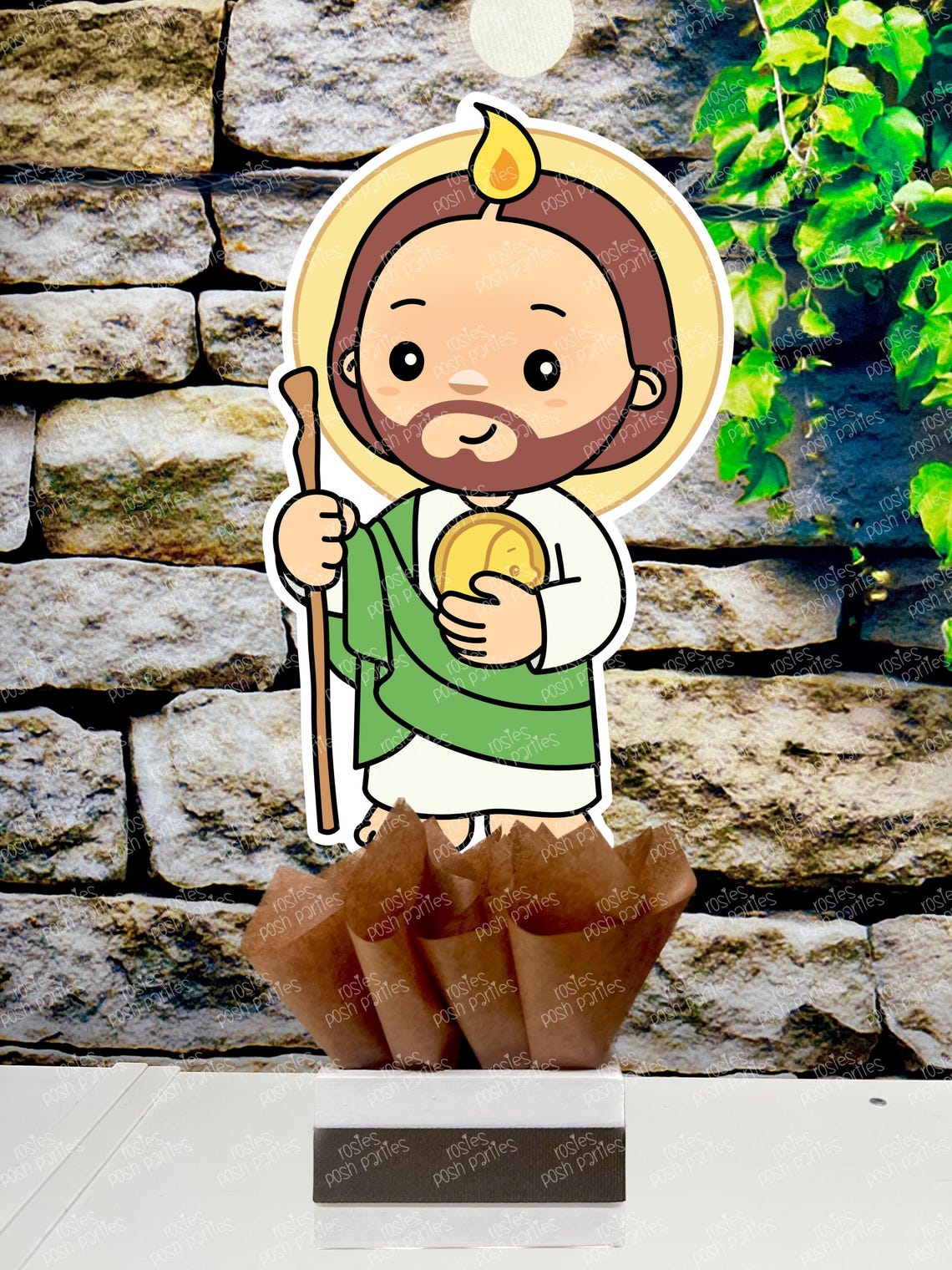 San Judas Tadeo Bautizo | Saint Jude Centerpiece Decoration | Saint ...