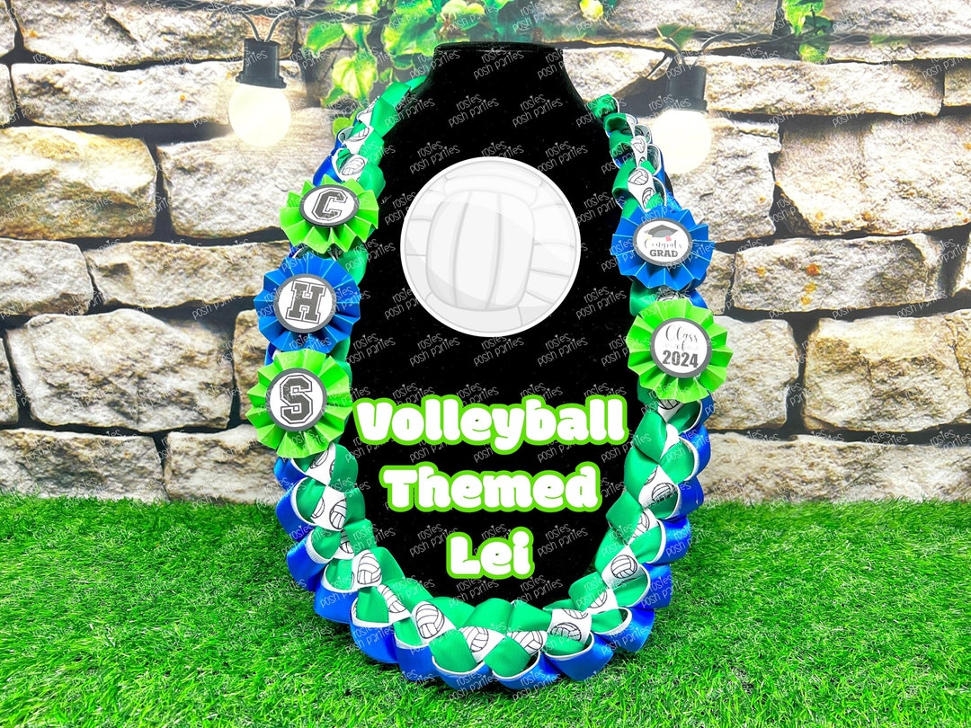 Volleyball Sports Graduation Lei | Promotion Gift Lei | Sports Senior ...