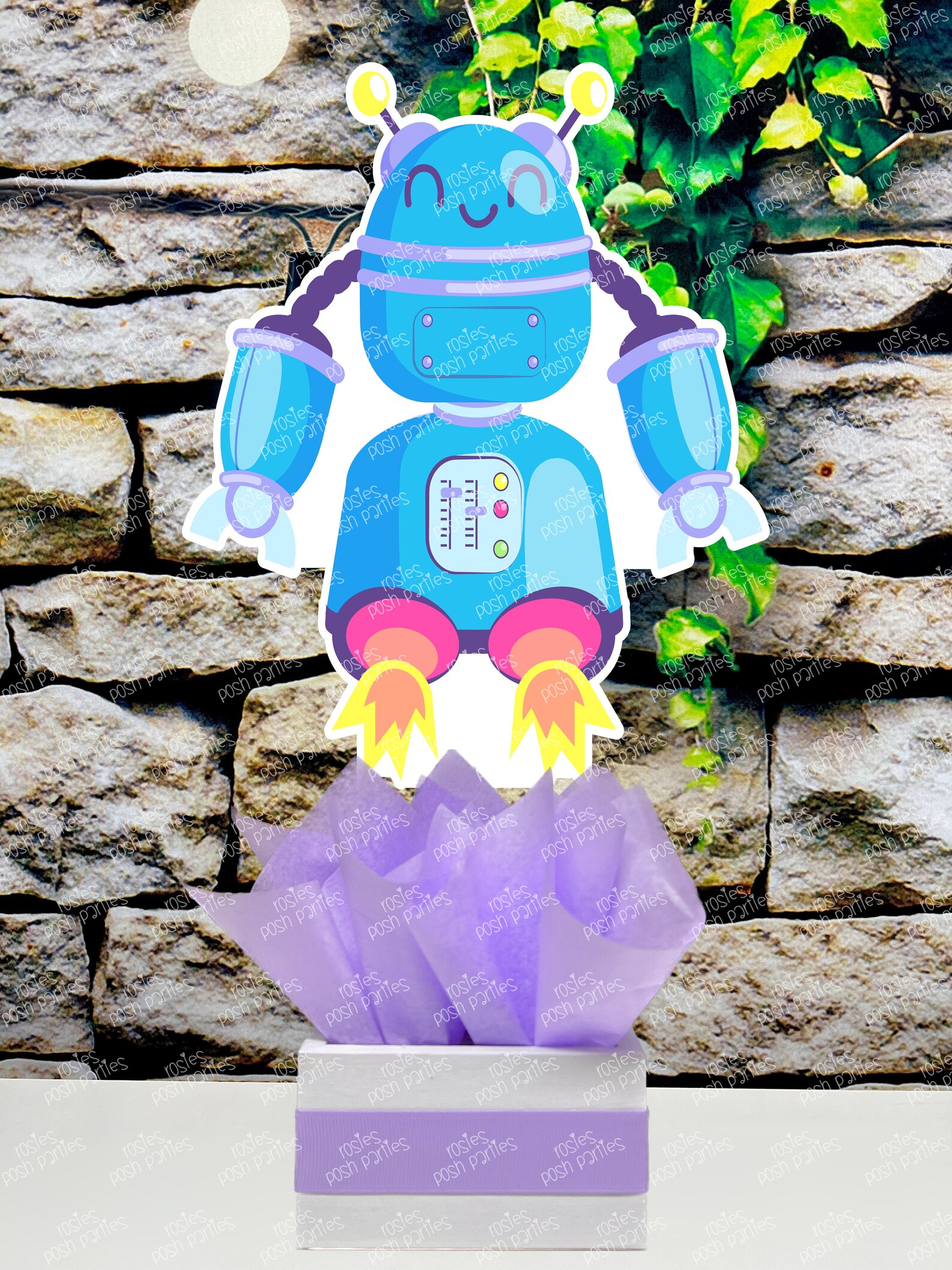 Girl Robot Theme Birthday | Its a Robot Girl Baby Shower Party ...