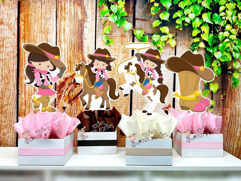 Cowgirl Theme Cowgirl Birthday Party Western Theme Pink - Etsy