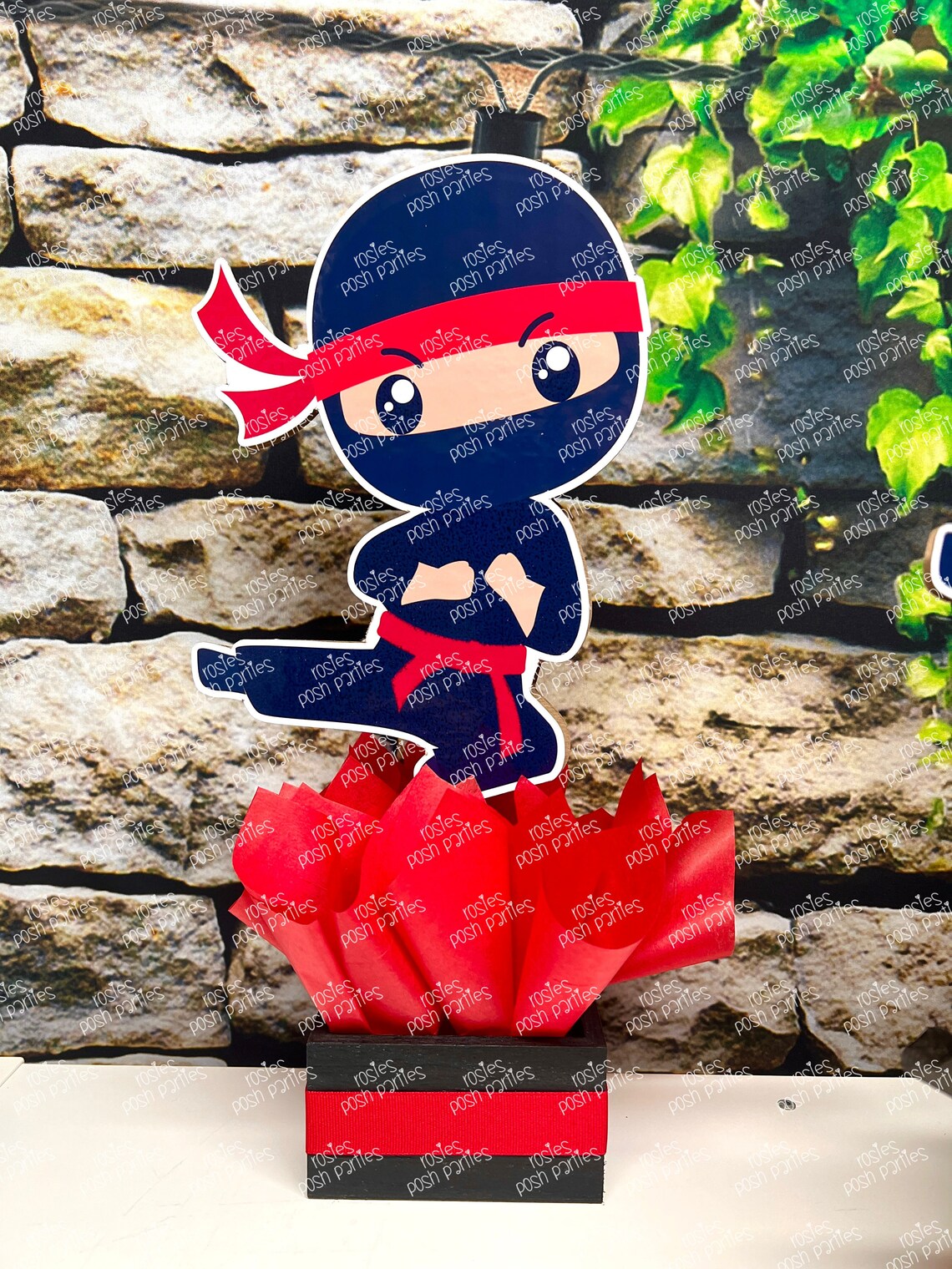 Ninja Birthday Theme Ninja Karate Party Centerpiece - Etsy