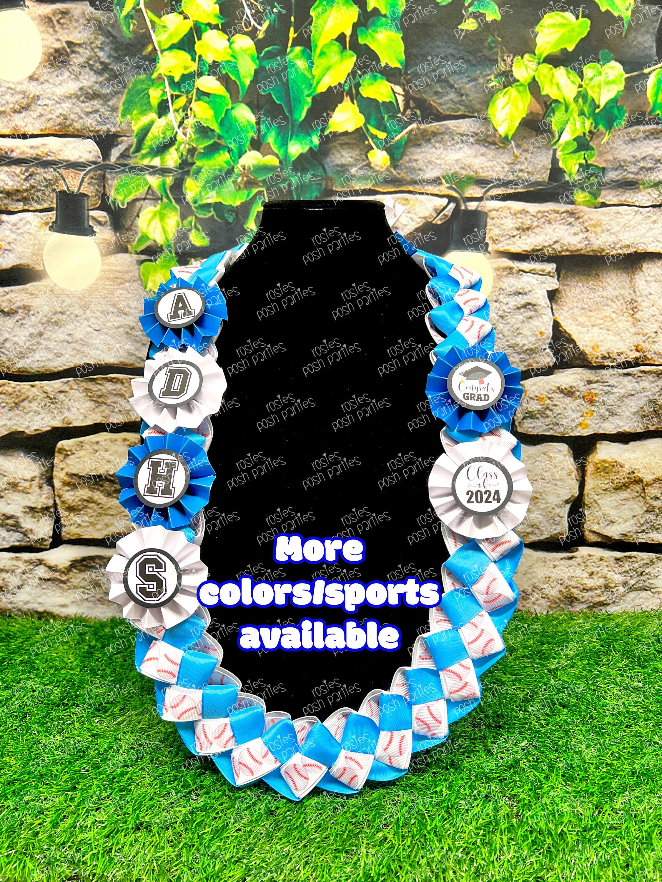 Baseball Graduation Lei | Promotion Gift Lei | Senior Night Gift Lei ...