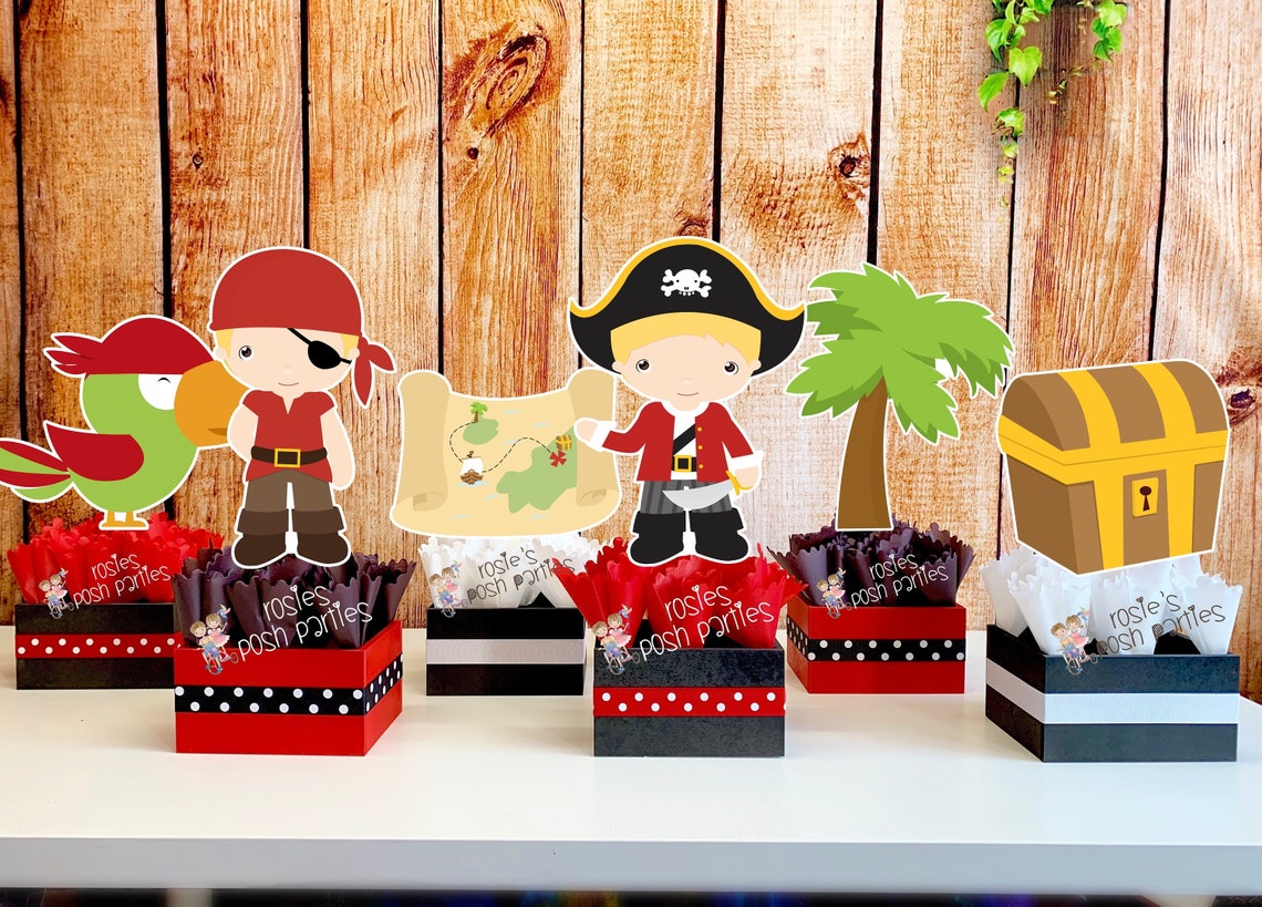 Pirate Birthday Theme Pirate Baby Shower Pirate Decoration - Etsy