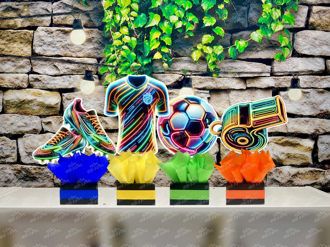 Sports Soccer Theme Centerpiece | Soccer Theme Event | Sports Event ...