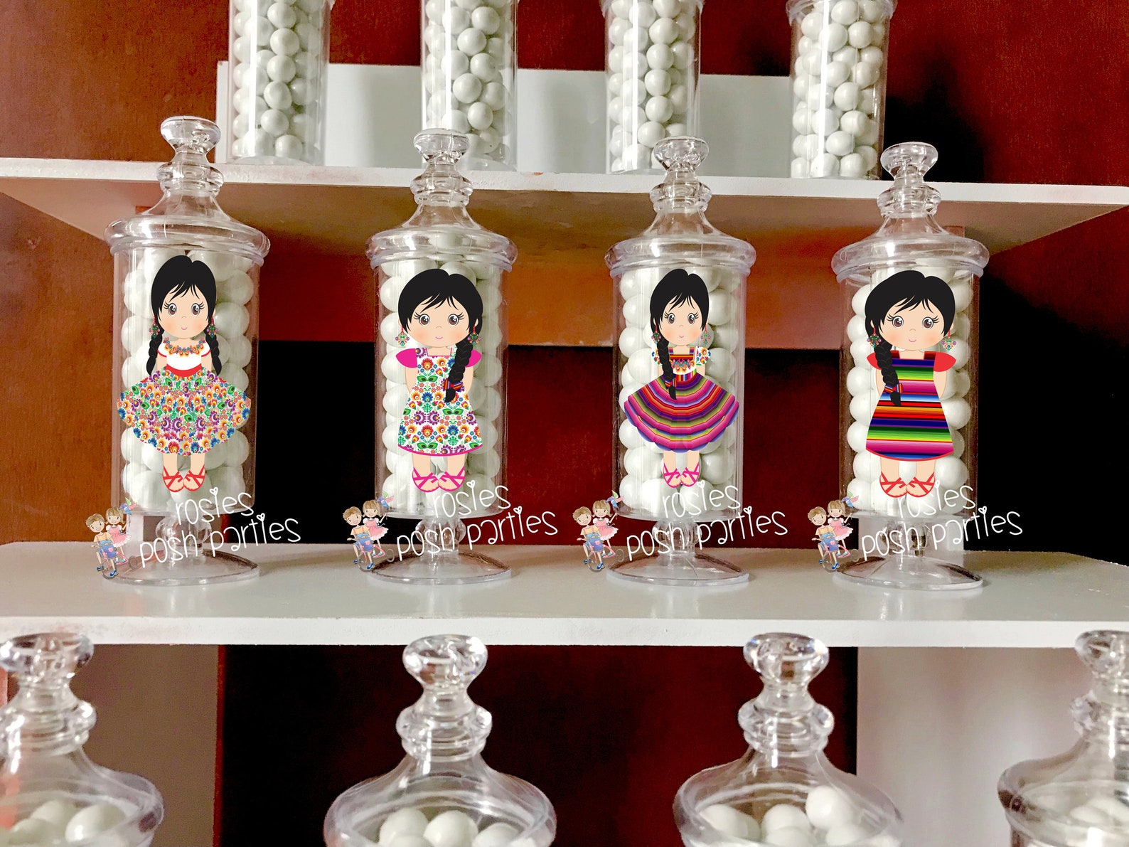 Mexican Fiesta Favor Fiesta Mexicana Party Apothecary Baby Shower ...