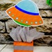 Outer Space Blast off Centerpiece Decoration Spaceship Outer Planets ...
