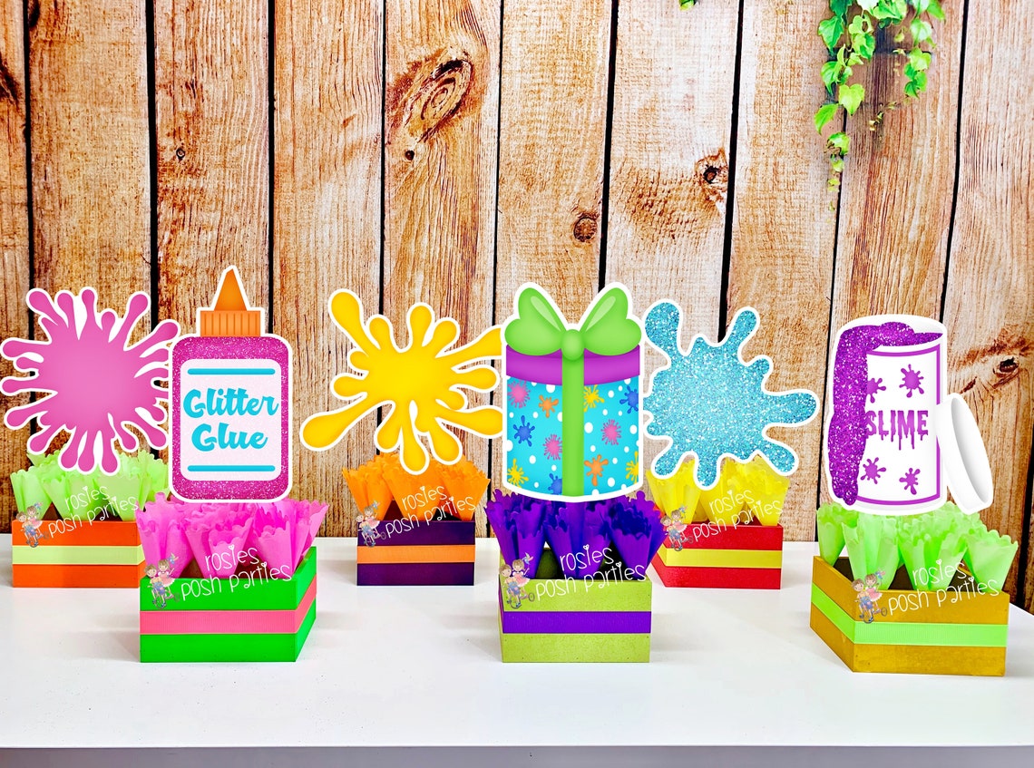 Slime Birthday Party Theme Slime Bash Slime Party Decor | Etsy