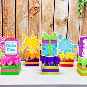 Slime Birthday Party Theme Slime Bash Slime Party Decor - Etsy