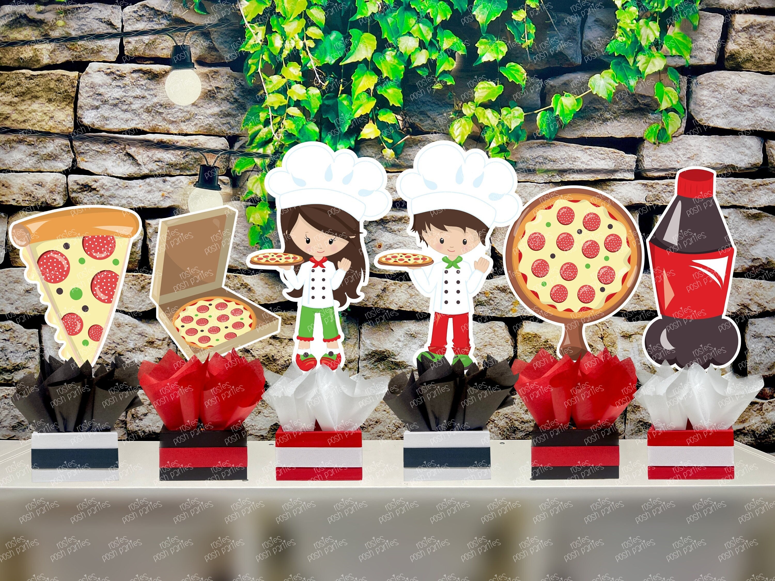 Easy Italian Themed Centerpieces