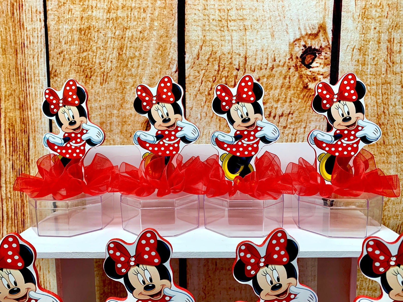 Minnie Mouse Red Birthday Theme Red Minnie Party Favors Etsy Minnie Mouse Red Birthday Theme Red Minnie Party Favors Etsy