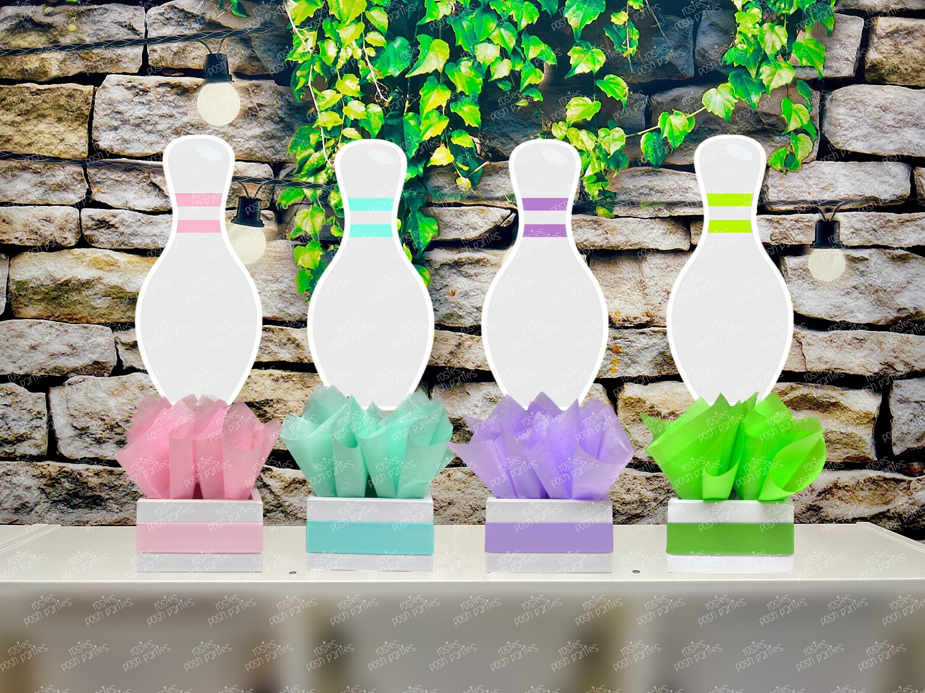 Bowling Theme | Bowling Birthday Party | Bowling Centerpiece | Strike ...