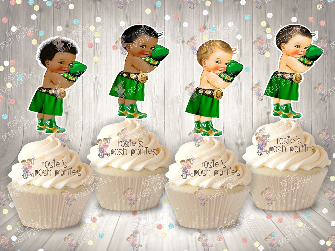 Little Prince Green Boxer | Boxing Baby Shower | Boxing Main Event ...