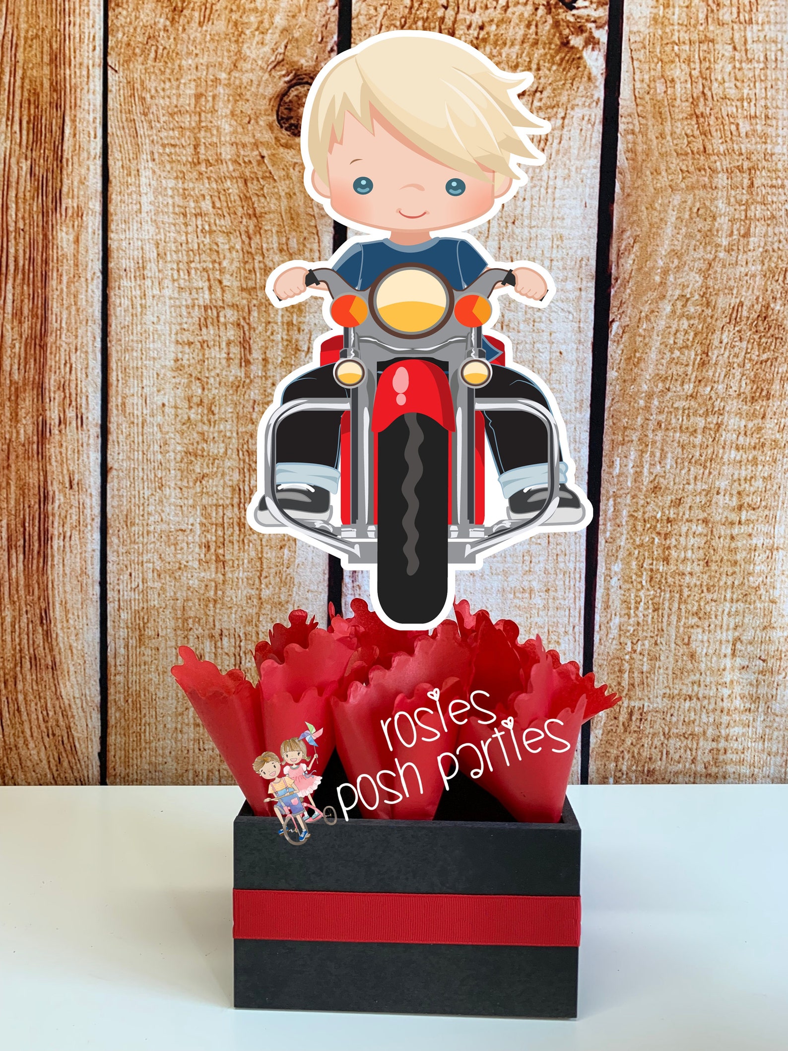 Motorcycle Theme Party Centerpiece Decoration Motorcycle | Etsy