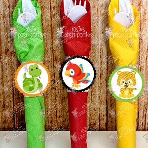 Rainforest Tropical Animal Theme Tropical Critter Birthday - Etsy