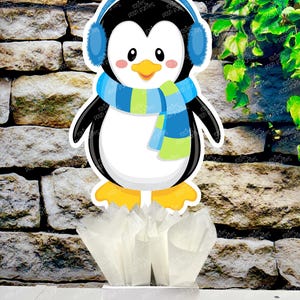 Penguin Birthday Theme | Winter Wonderland Centerpieces | Penguin Theme ...