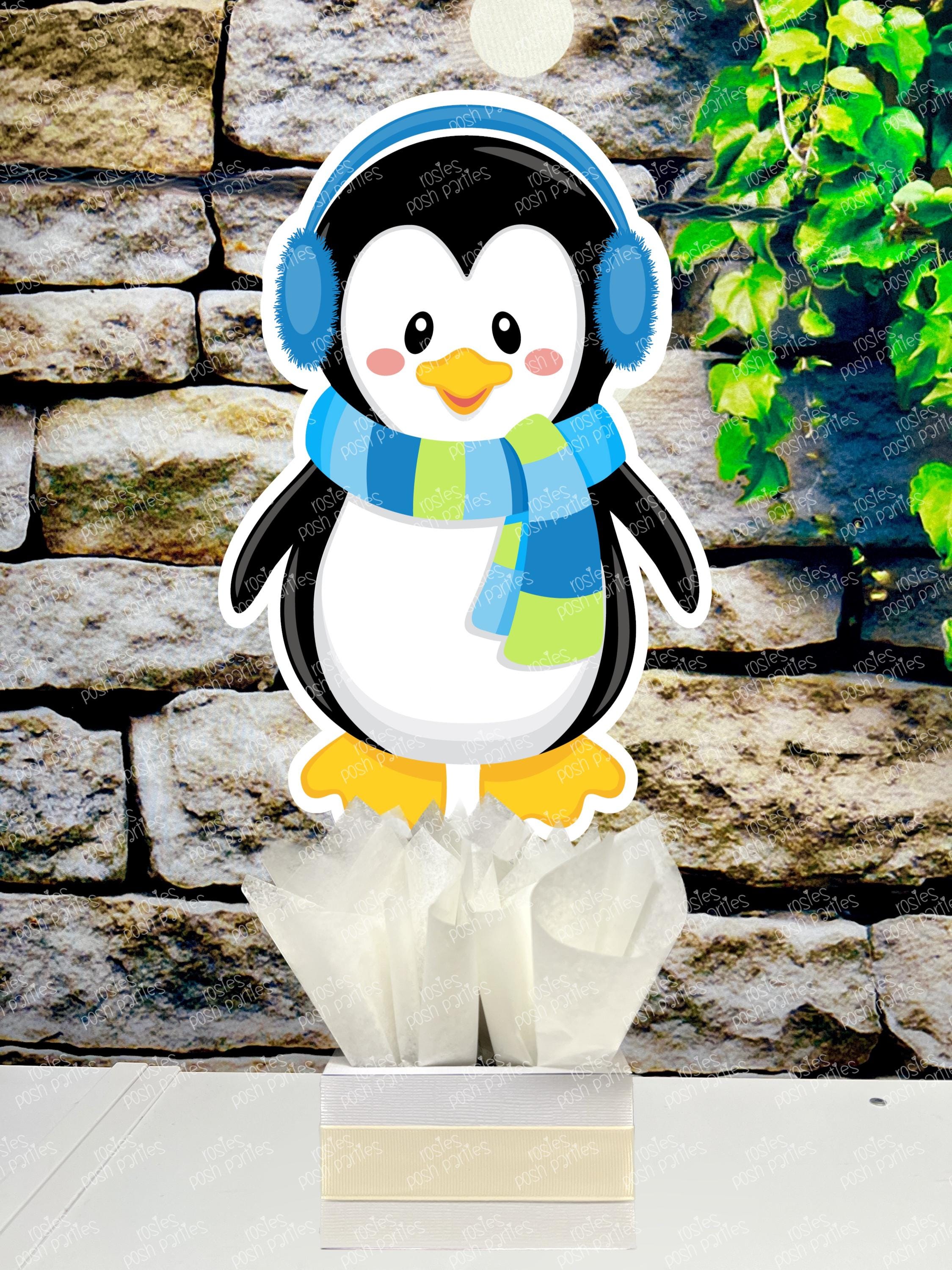 Penguin Birthday Theme | Winter Wonderland Centerpieces | Penguin Theme ...
