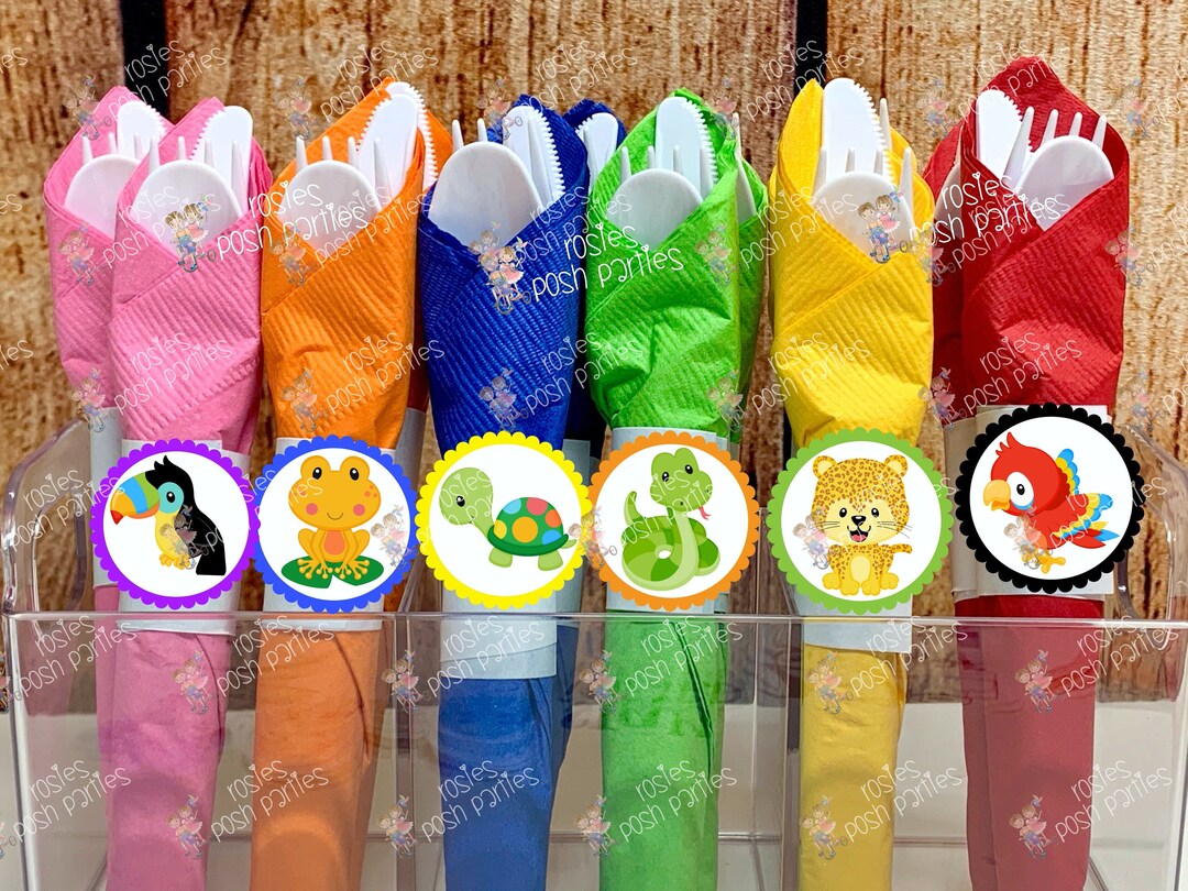 Rainforest Tropical Animal Theme Tropical Critter Birthday - Etsy