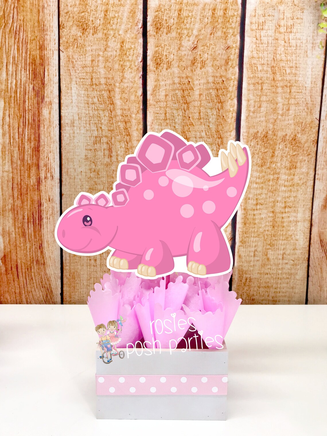 Pink Dinosaur Theme Girl Dinosaur Birthday Dinosaur | Etsy