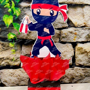 Ninja Birthday Theme | Ninja Karate Party Centerpiece Decoration ...
