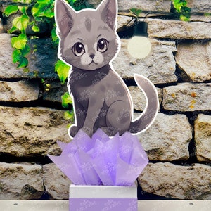 Kitten Theme Birthday | Cat Theme Party | Pawty Centerpiece Decoration ...