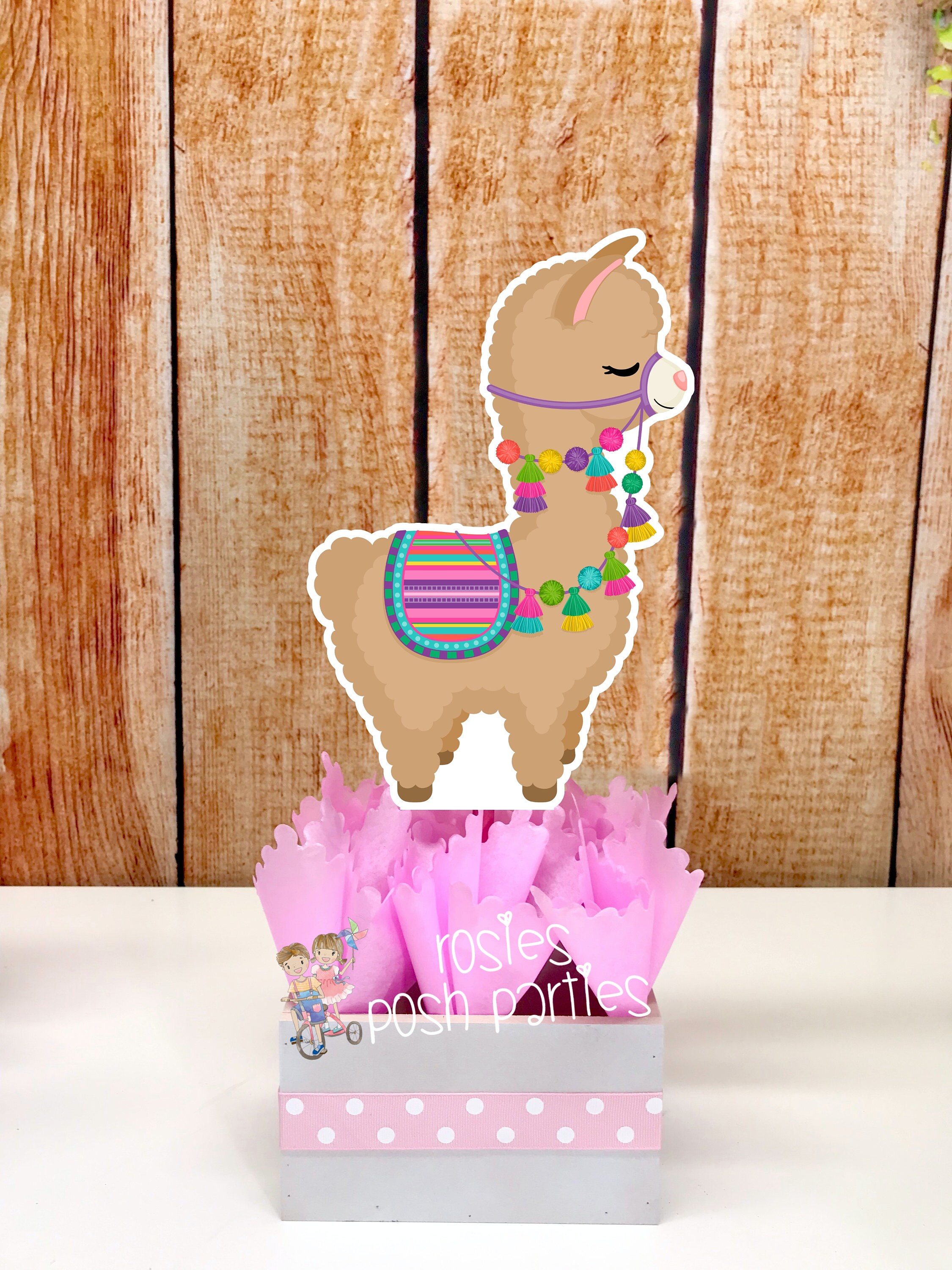 Llama Birthday Theme Centerpiece Decoration Llama Theme - Etsy