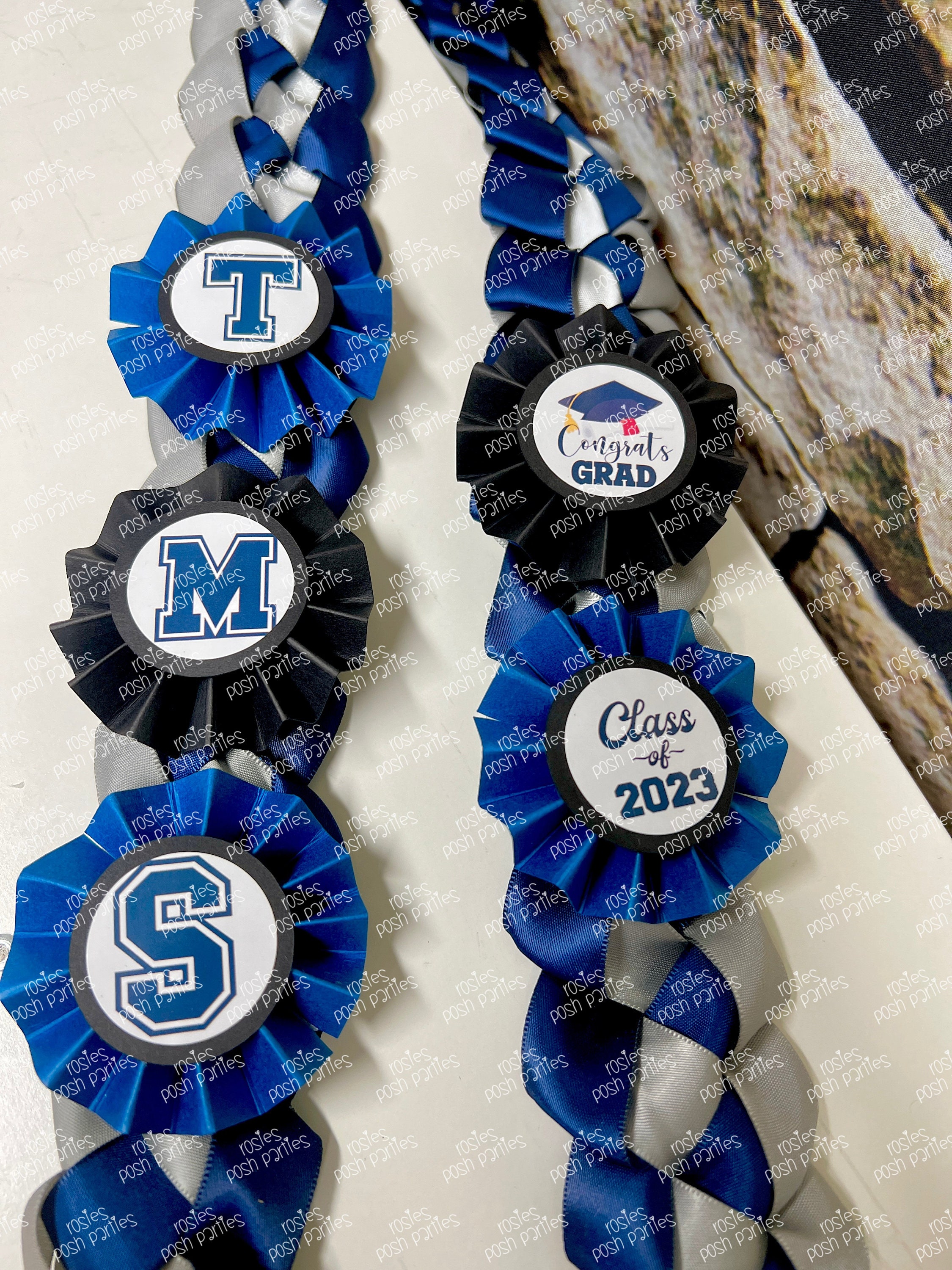 Graduation Lei | Promotion Gift Lei | Senior Night Gift Lei | Braided ...
