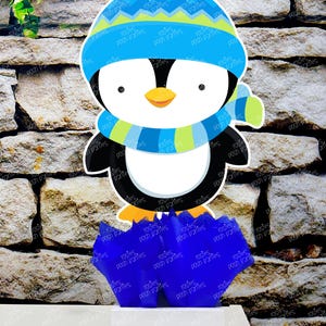 Penguin Birthday Theme | Winter Wonderland Centerpieces | Penguin Theme ...