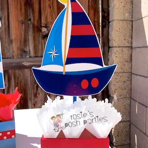 Nautical Boy Baby Shower Nautical Birthday Centerpiece for | Etsy