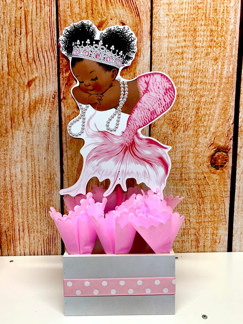 Little Princess Theme Mermaid Theme Centerpiece Pastels | Etsy