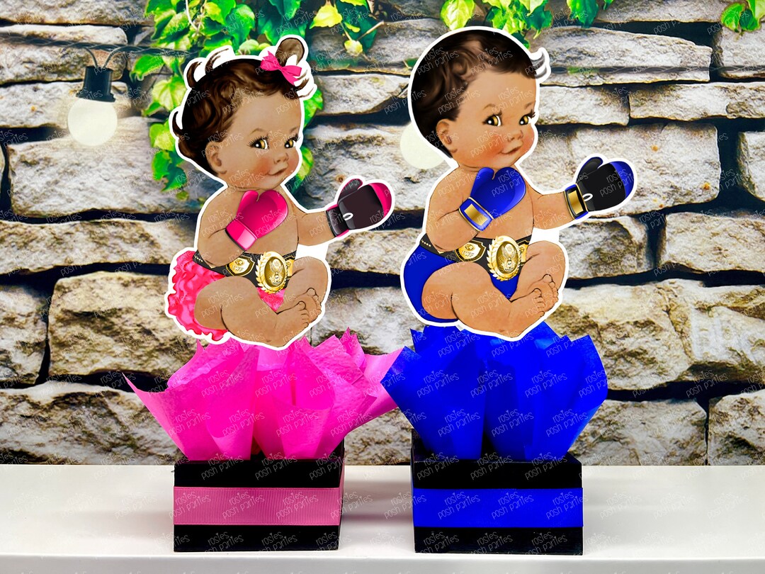Boxing Main Event Baby Shower Theme | Gender Reveal Boxing Theme ...