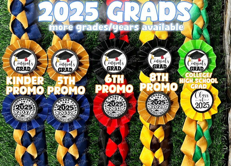 Graduation Lei | Promotion Gift Lei | Senior Night Gift Lei | Braided ...