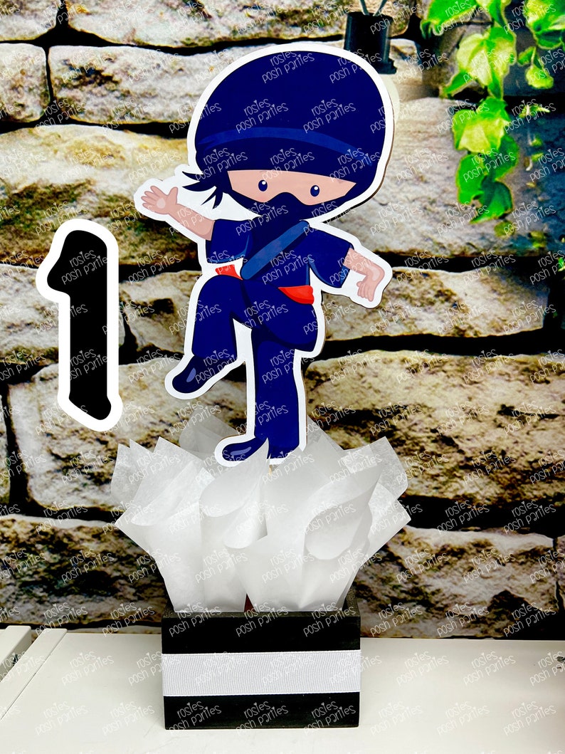 Ninja Birthday Ninja Party Ninja Centerpiece Decoration Ninja Birthday ...