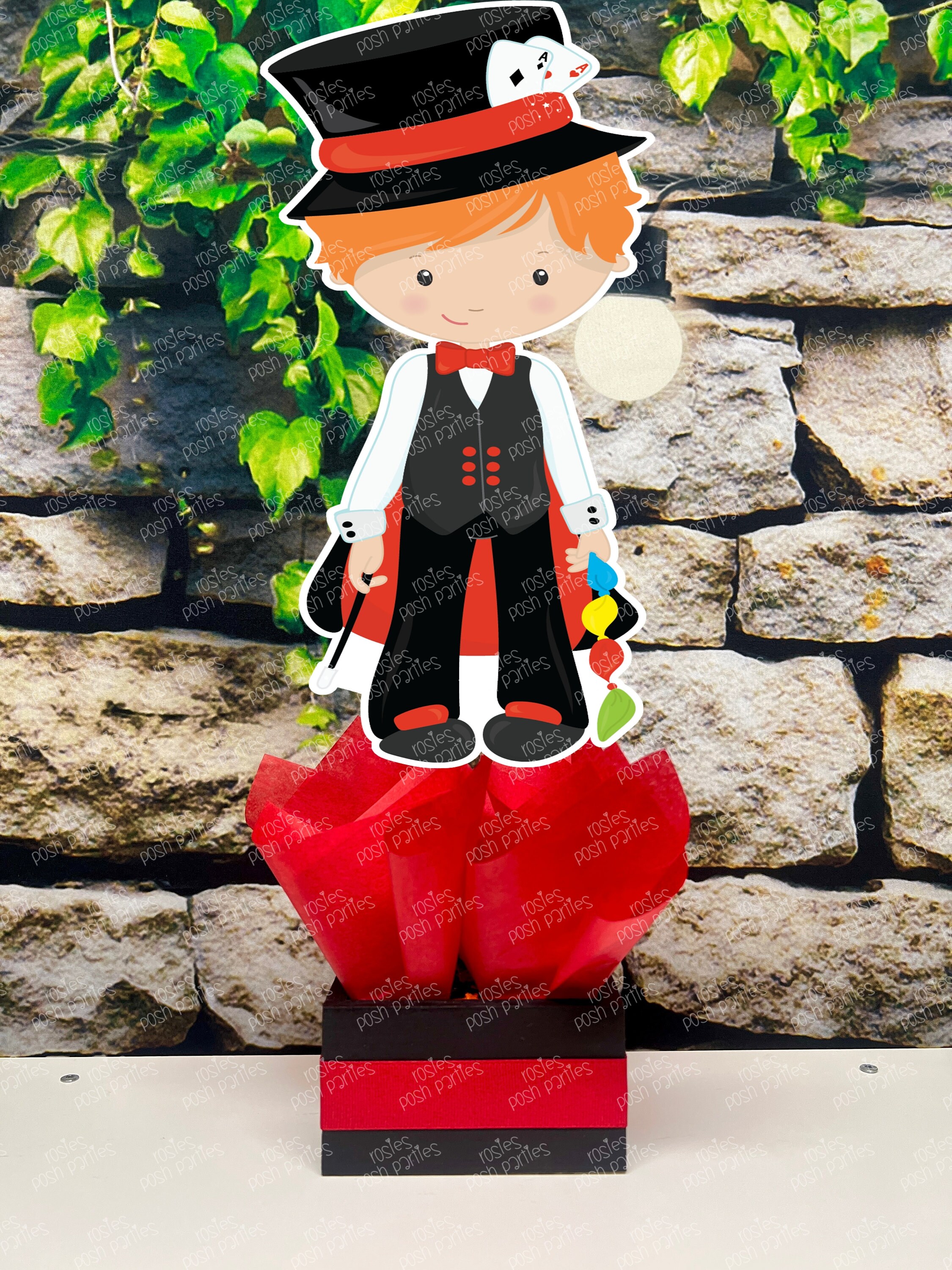 Magician Birthday Decorations Magician Centerpiece Magic Show Magic ...