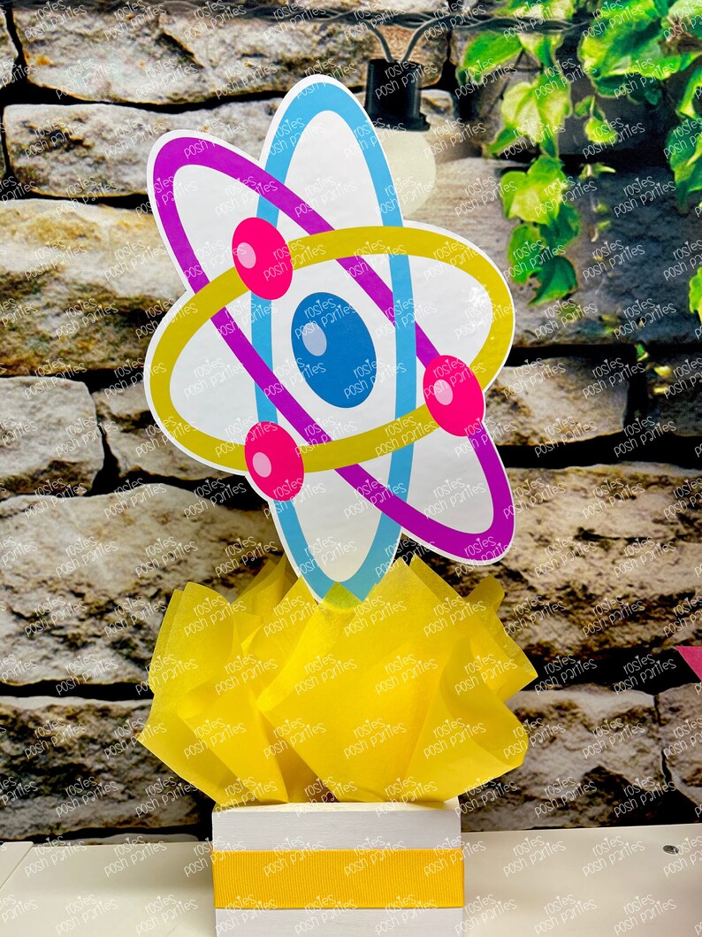 Science Birthday Theme Centerpiece Decoration | Science Party | Science ...