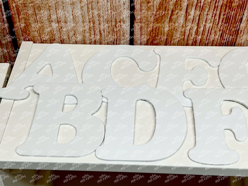 White Foam Letters | Alphabet Letters | Pick Your Own Letters | You ...