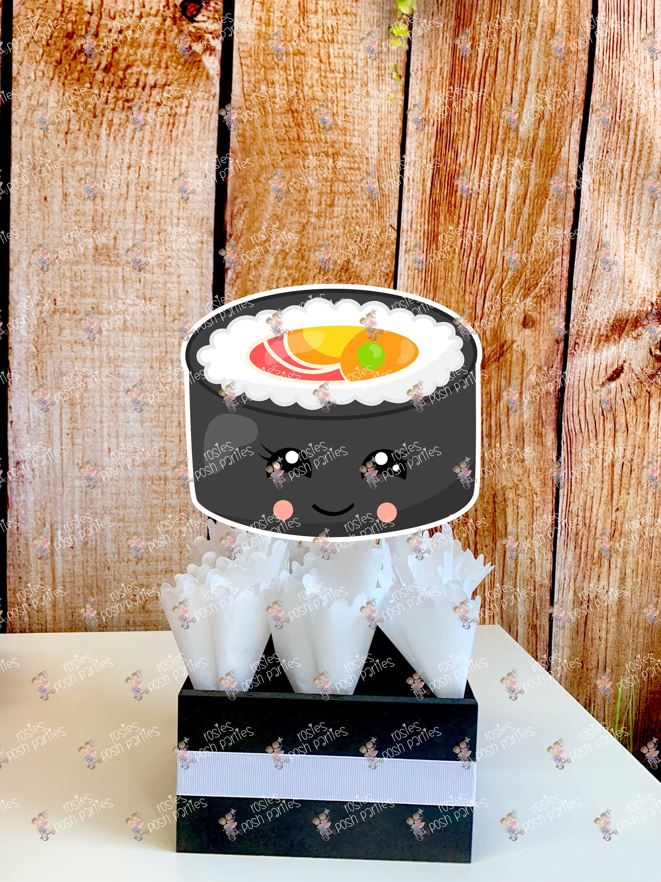 Sushi Theme Birthday Sushi Centerpiece Sushi Party Theme - Etsy