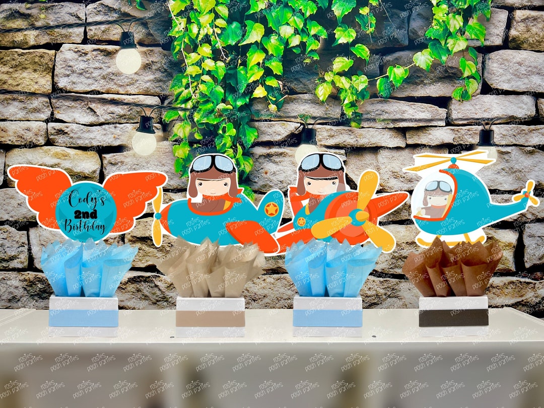 Pilot Baby Shower Theme | Airplane Watercolor Baby Shower | Vintage ...