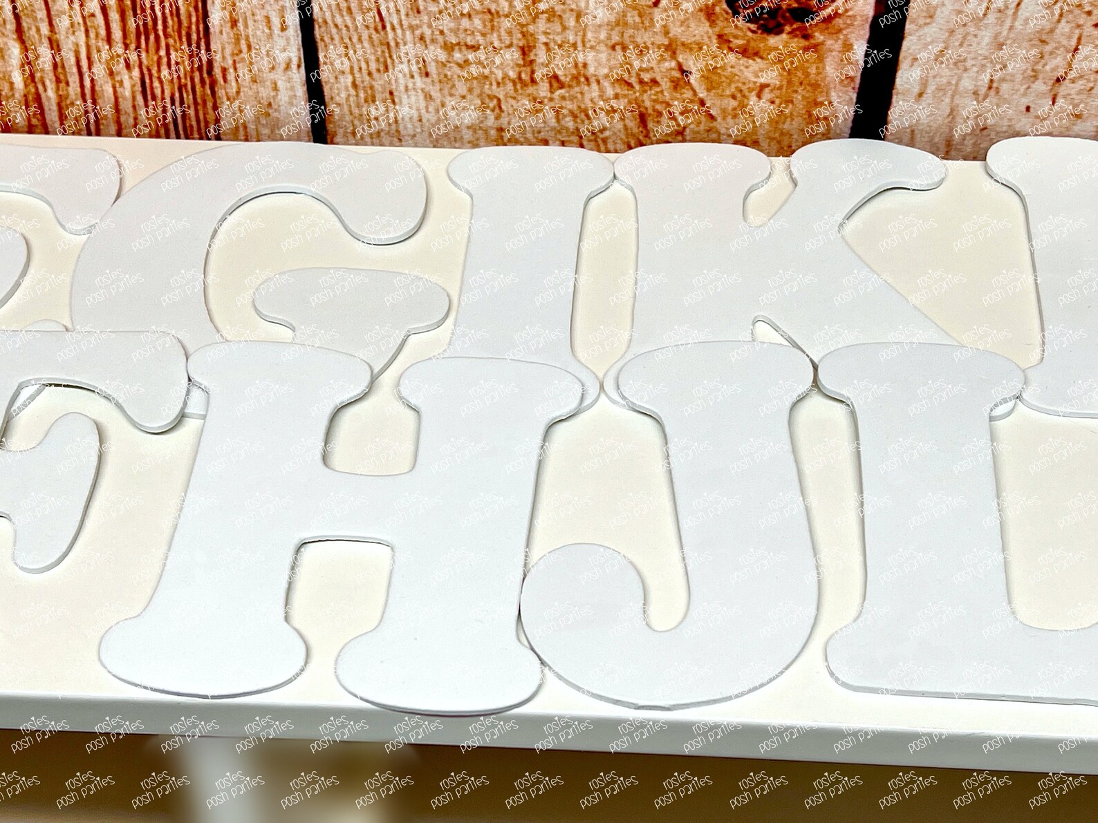 White Foam Letters | Alphabet Letters | Pick Your Own Letters | You ...