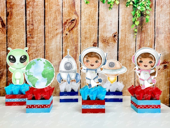Outer Space Theme | Birthday Centerpiece | Planets Theme Baby Shower ...