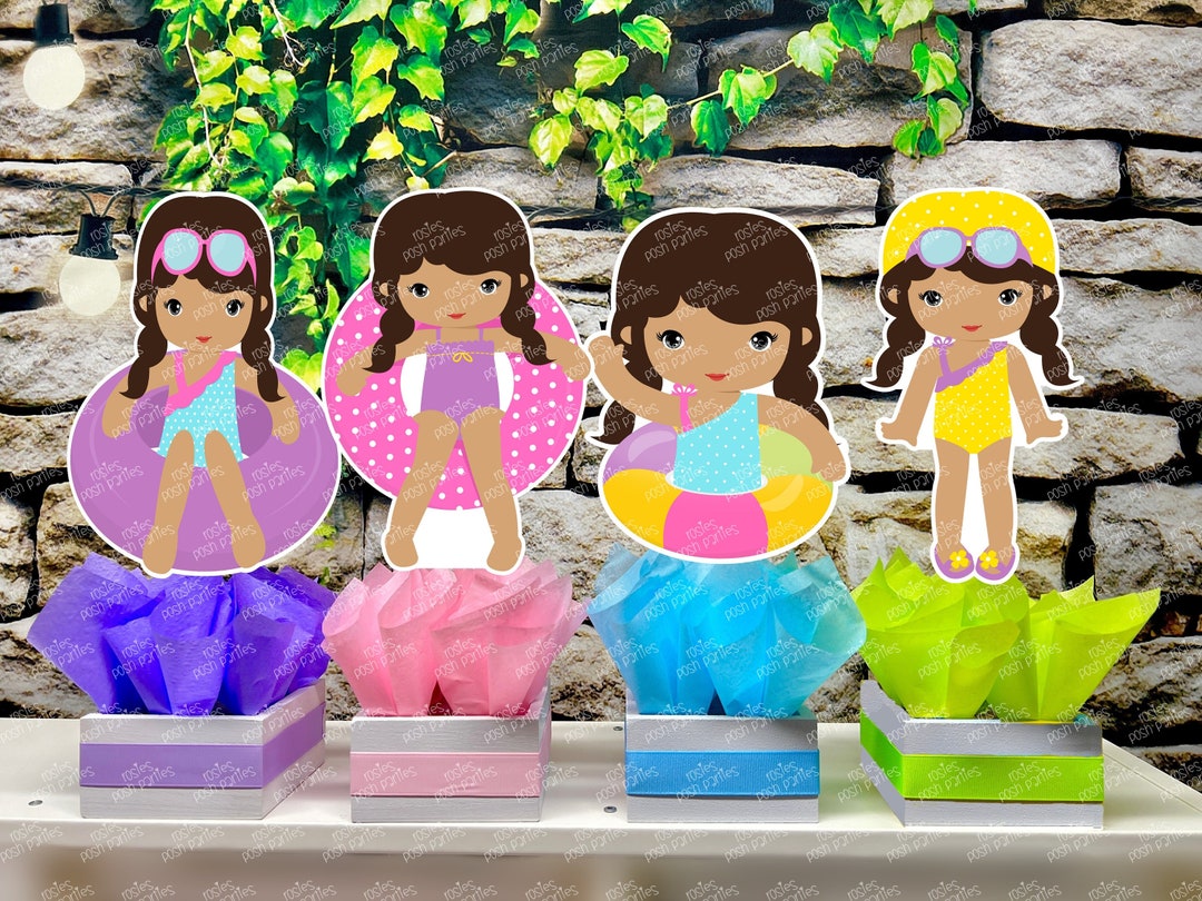Pool Party Birthday | Summer Birthday Theme | Pool Party Centerpiece ...