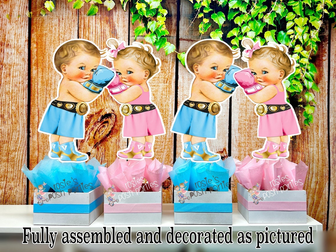 Boxing Main Event Baby Shower Theme Gender Reveal Boxing - Etsy