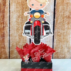 Motorcycle Theme Party Centerpiece Decoration Motorcycle - Etsy