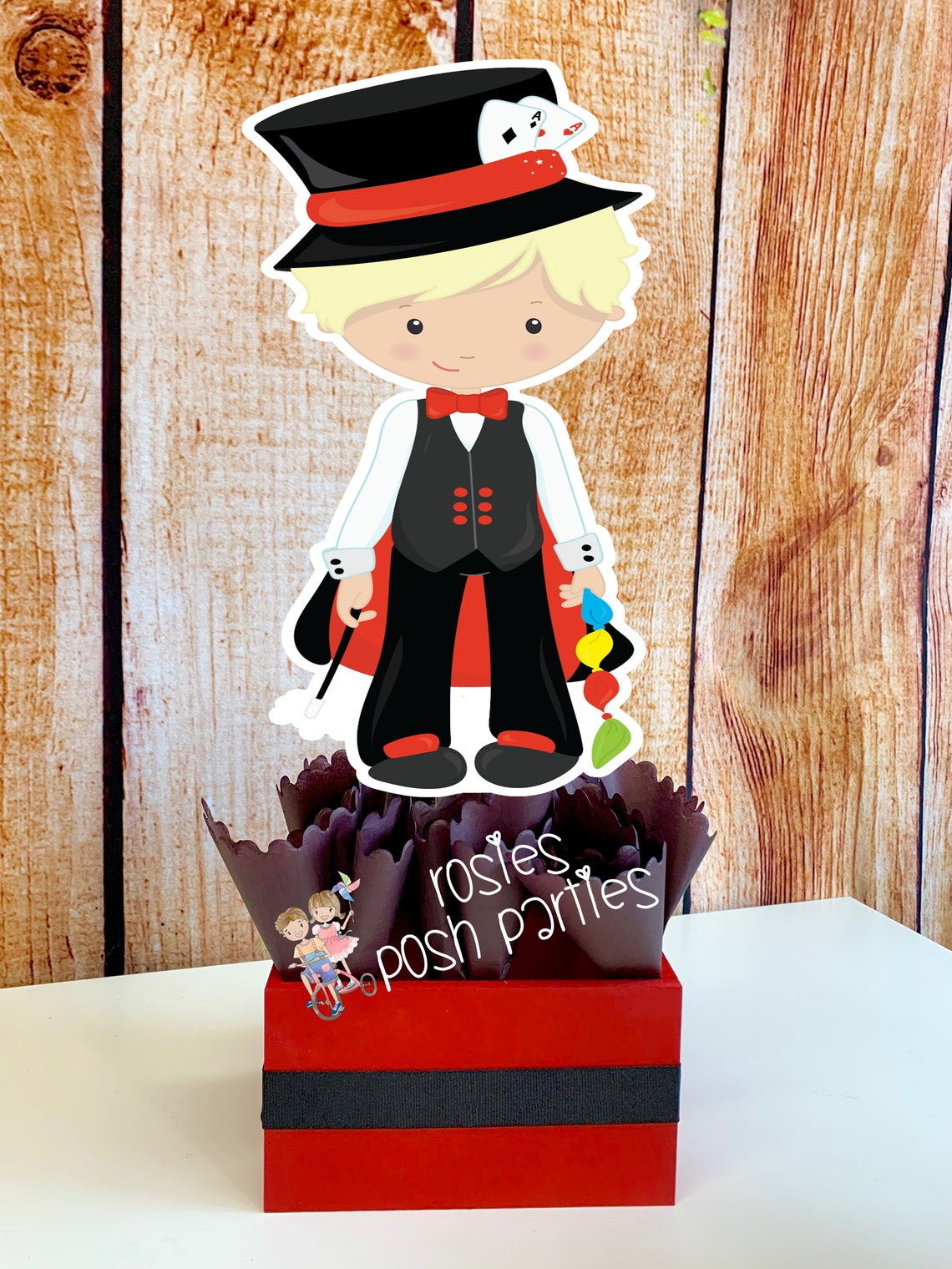 Magician Birthday Decorations Magician Centerpiece Magic Show - Etsy