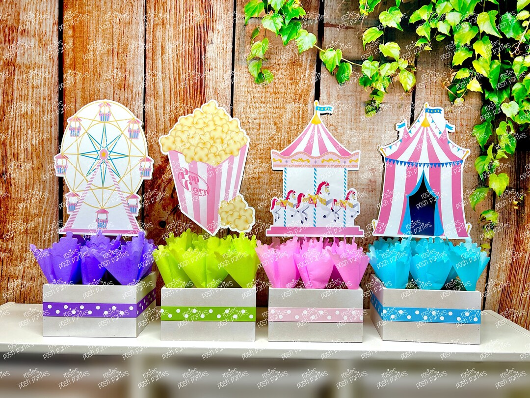 Pink Carnival Theme Girl Circus Party Pink Carnival - Etsy